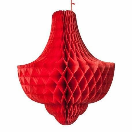 Honeycomb decoration "Versailles", red – Decora House